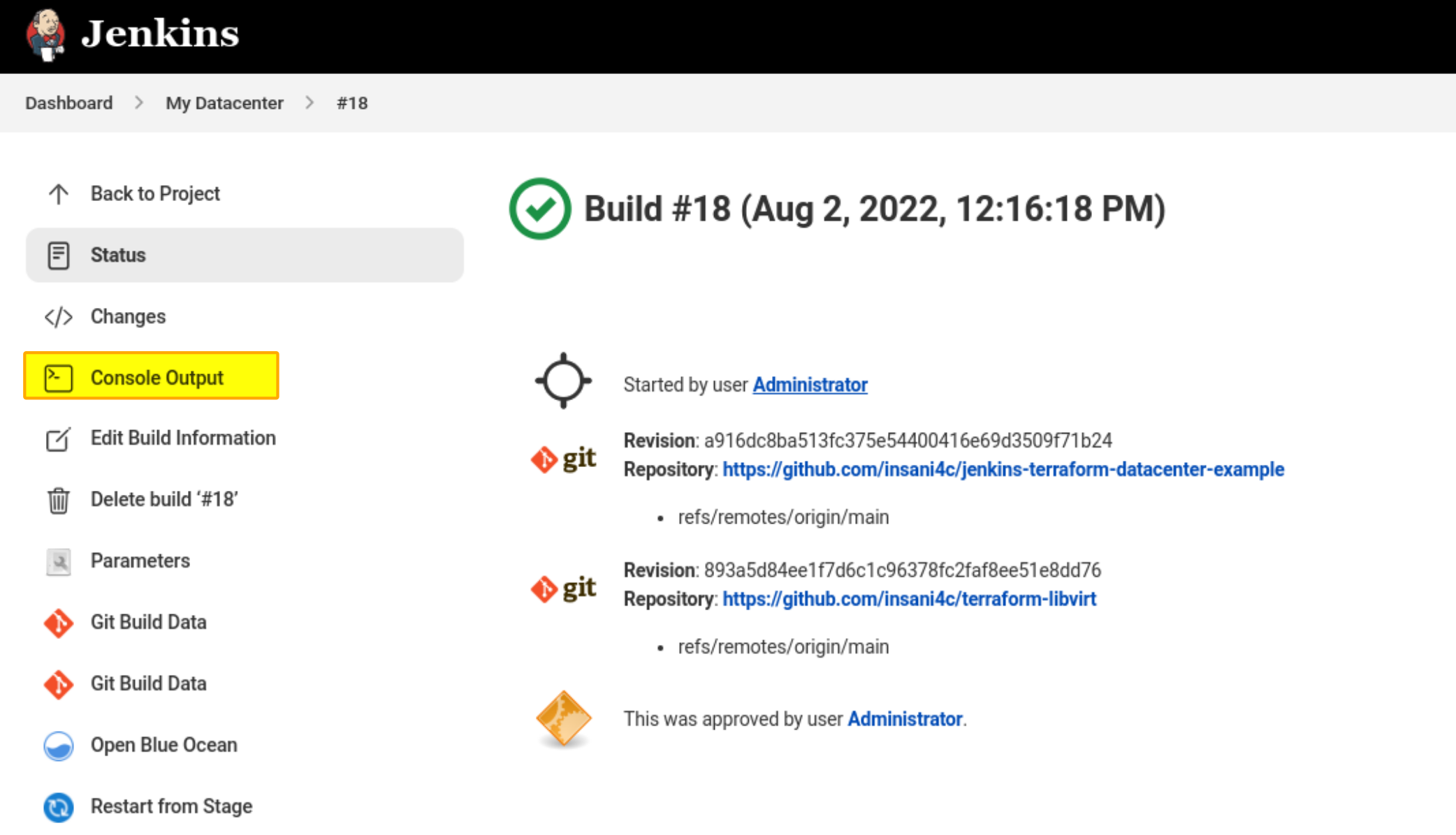 Jenkins to manage a libvirt infrastructure with Terraform | Johnny ...